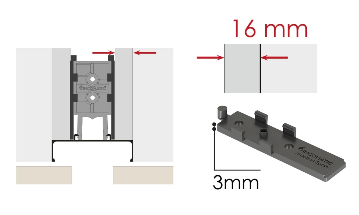 Traditional Gola Profile Hardware. C and J Profiles for Cabinets.