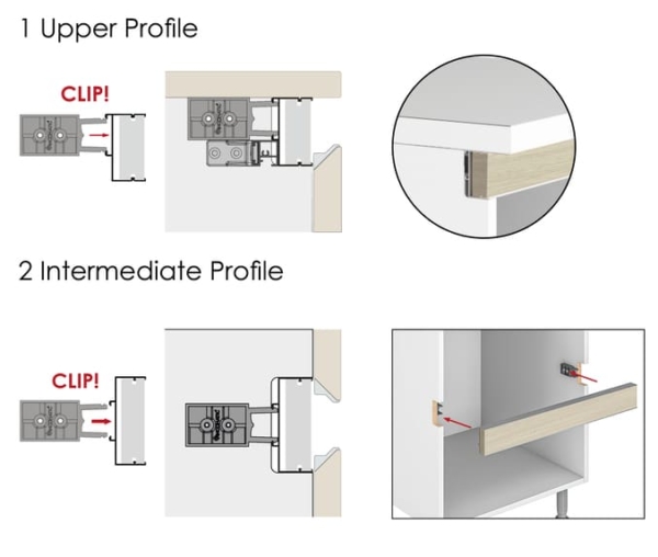 Customizable Gola Profile with exclusive clip gola Rincomatic