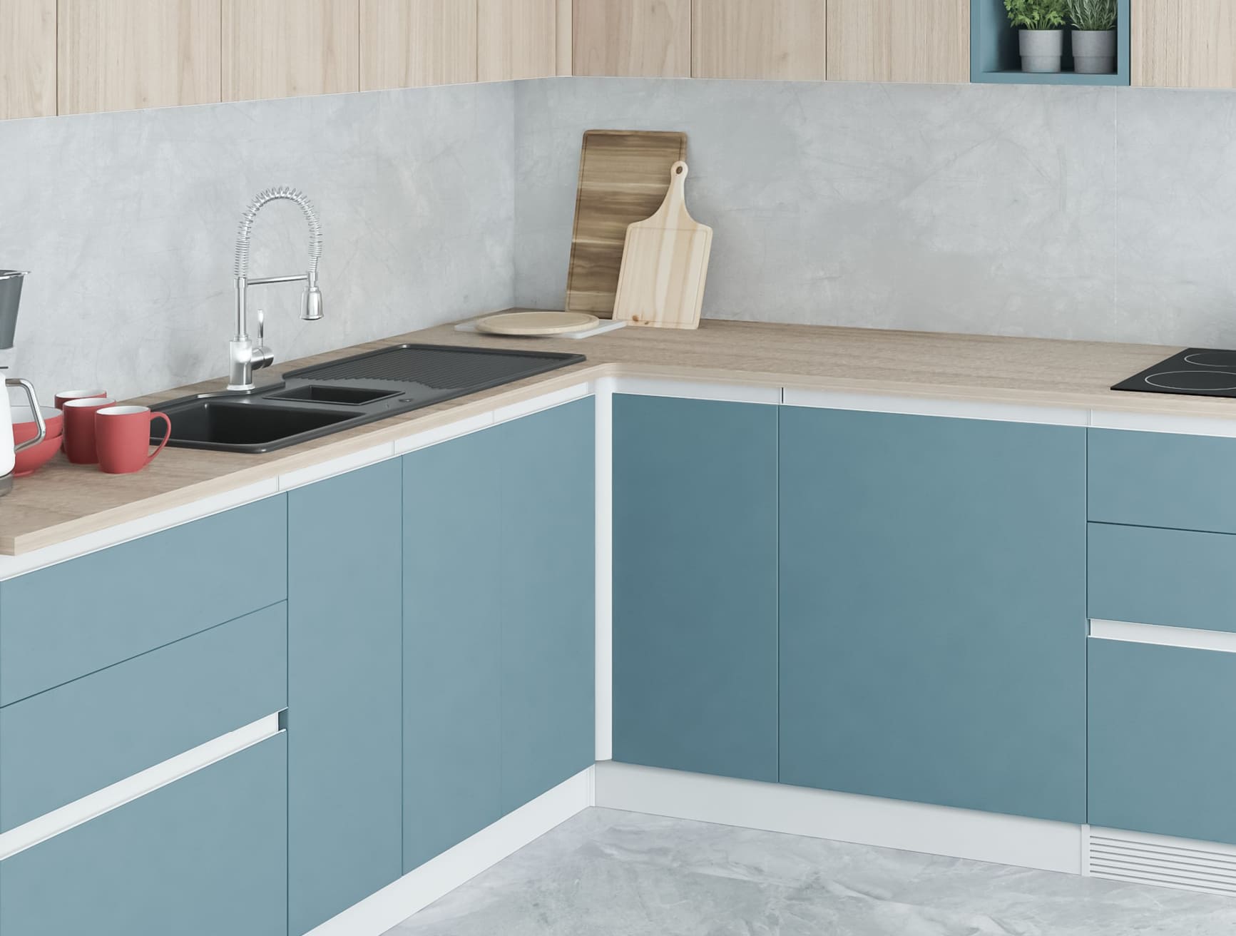 Zocalo con LED y Ventilación para muebles de cocina Ventoo